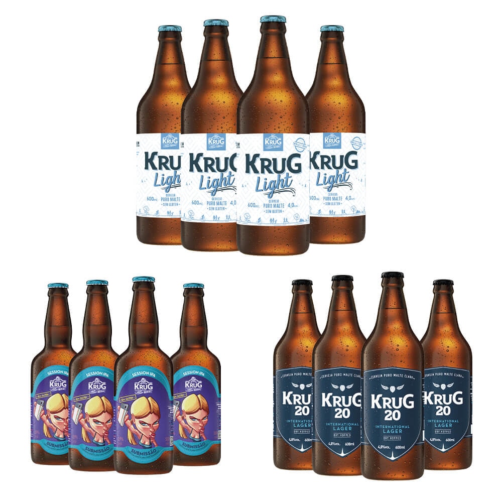 Combo Gluten Free - 12 cervejas - Krug
