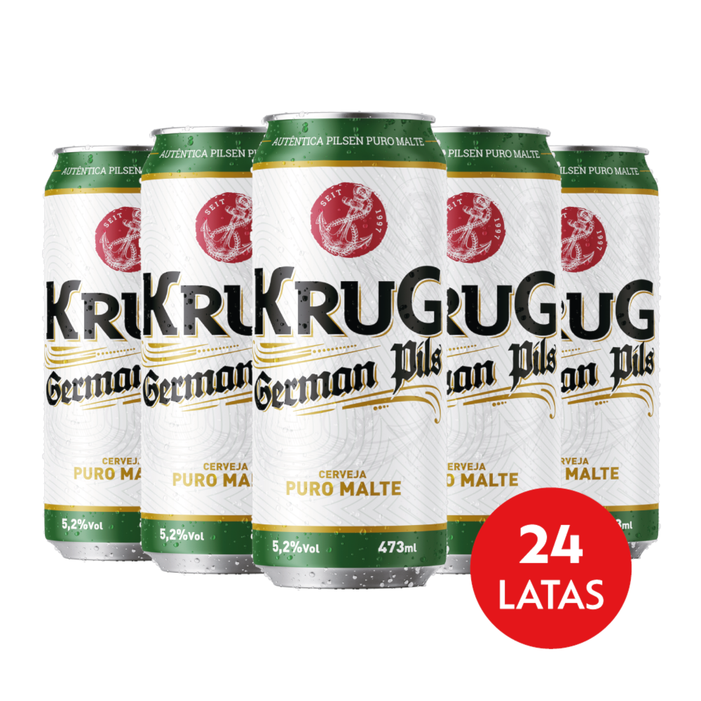 Pack German Pils 473ml - 24 unidades - Krug